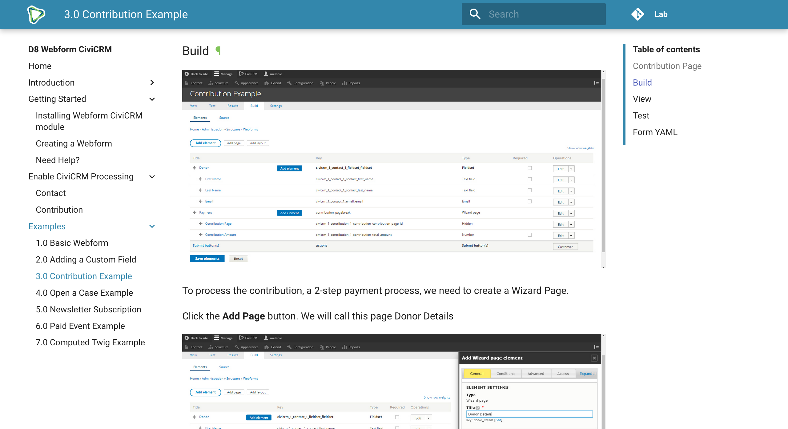 Drupal 8 Webform Civicrm Beta1 Civicrm